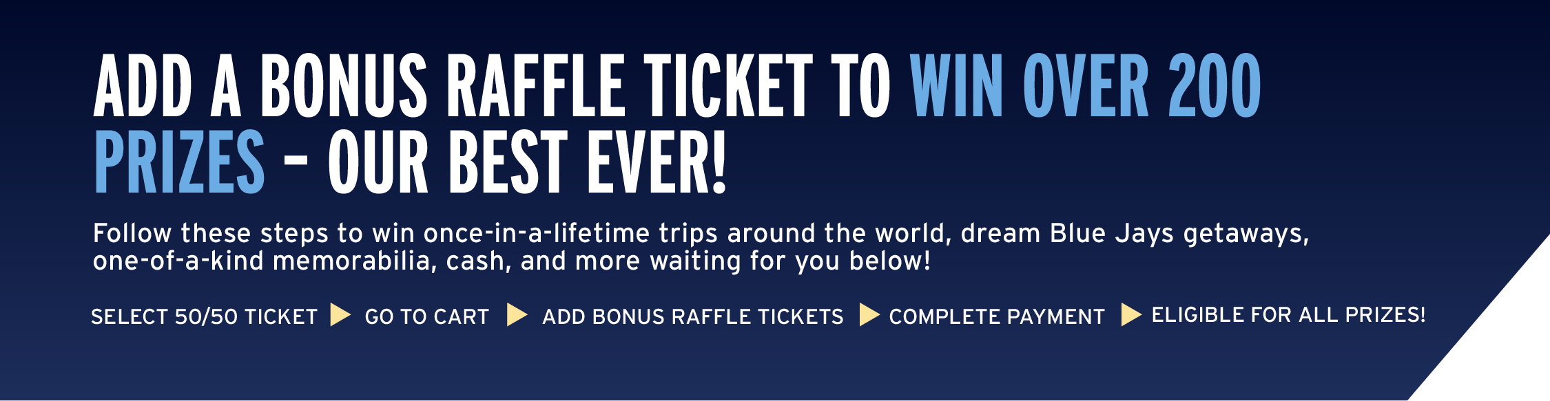 Bonus Raffle – Jays Care 50/50