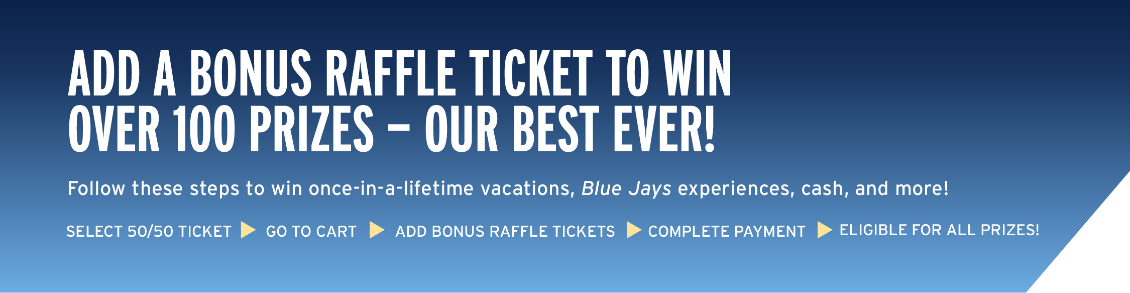 Bonus Raffle – Jays Care 50/50