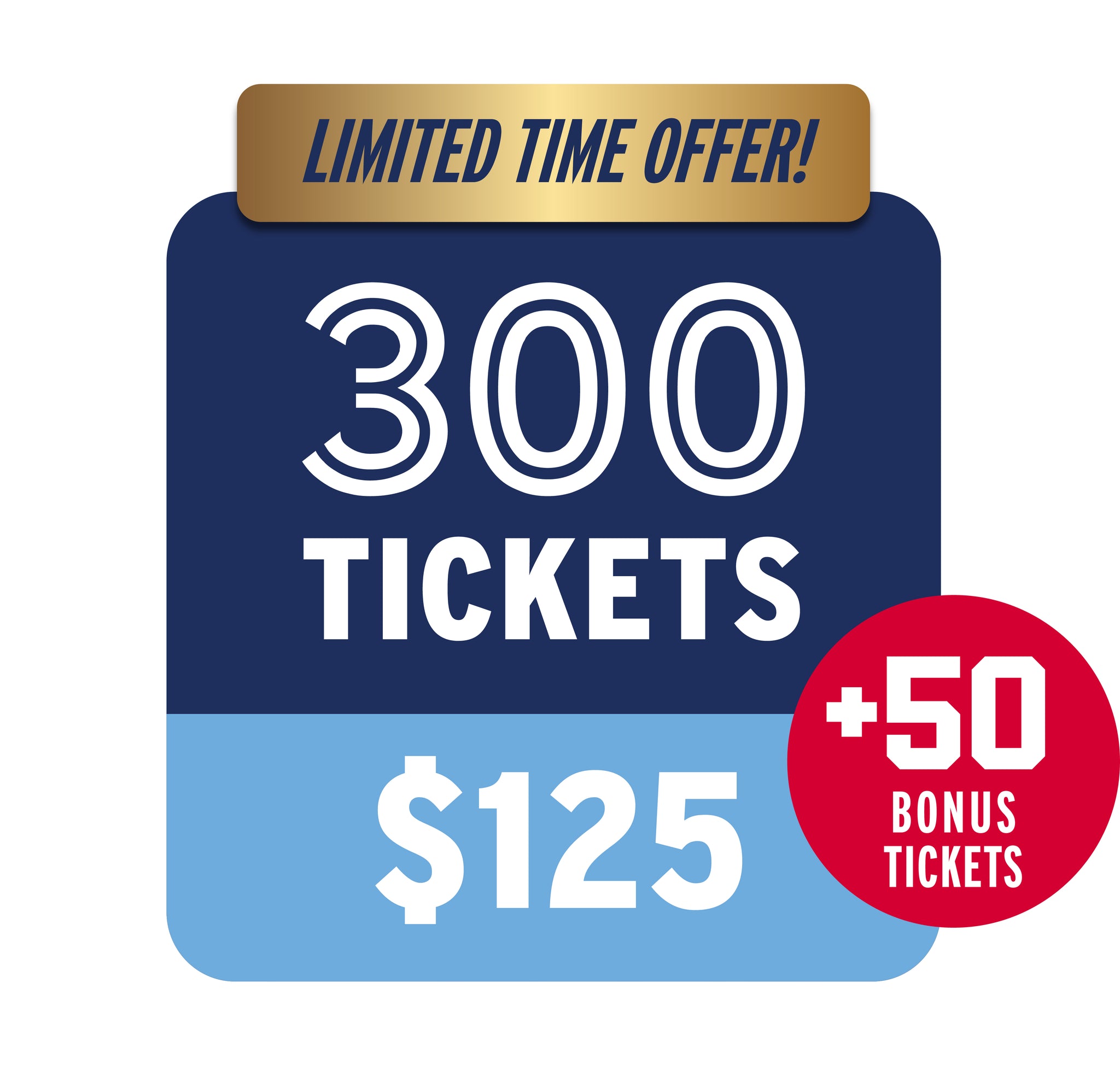 50/50 Tickets • Billets 50/50 – Jays Care 50/50