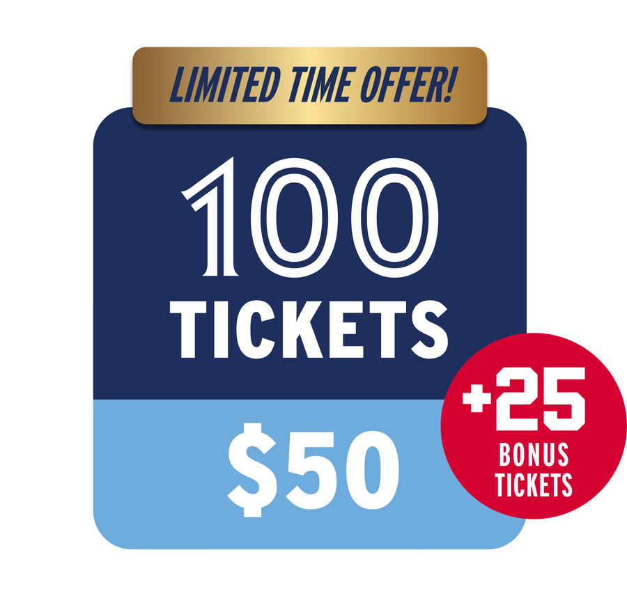 50/50 Tickets • Billets 50/50 – Jays Care 50/50